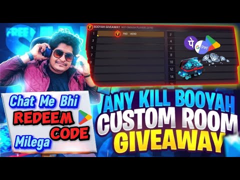 Free Fire India LIVE Redeem code Giveaway | Free Fire Live GIVEAWAY | FF Live | Garena Free Fire
