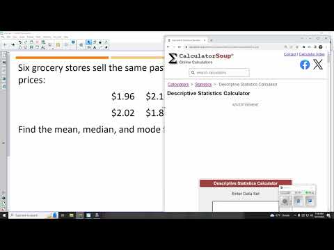 6A mean median mode calculator soup