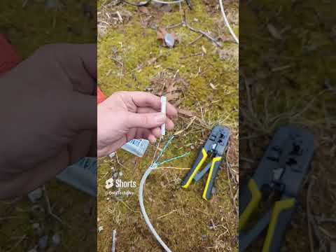 Wiring a Cat6 Ethernet Connector 🛠