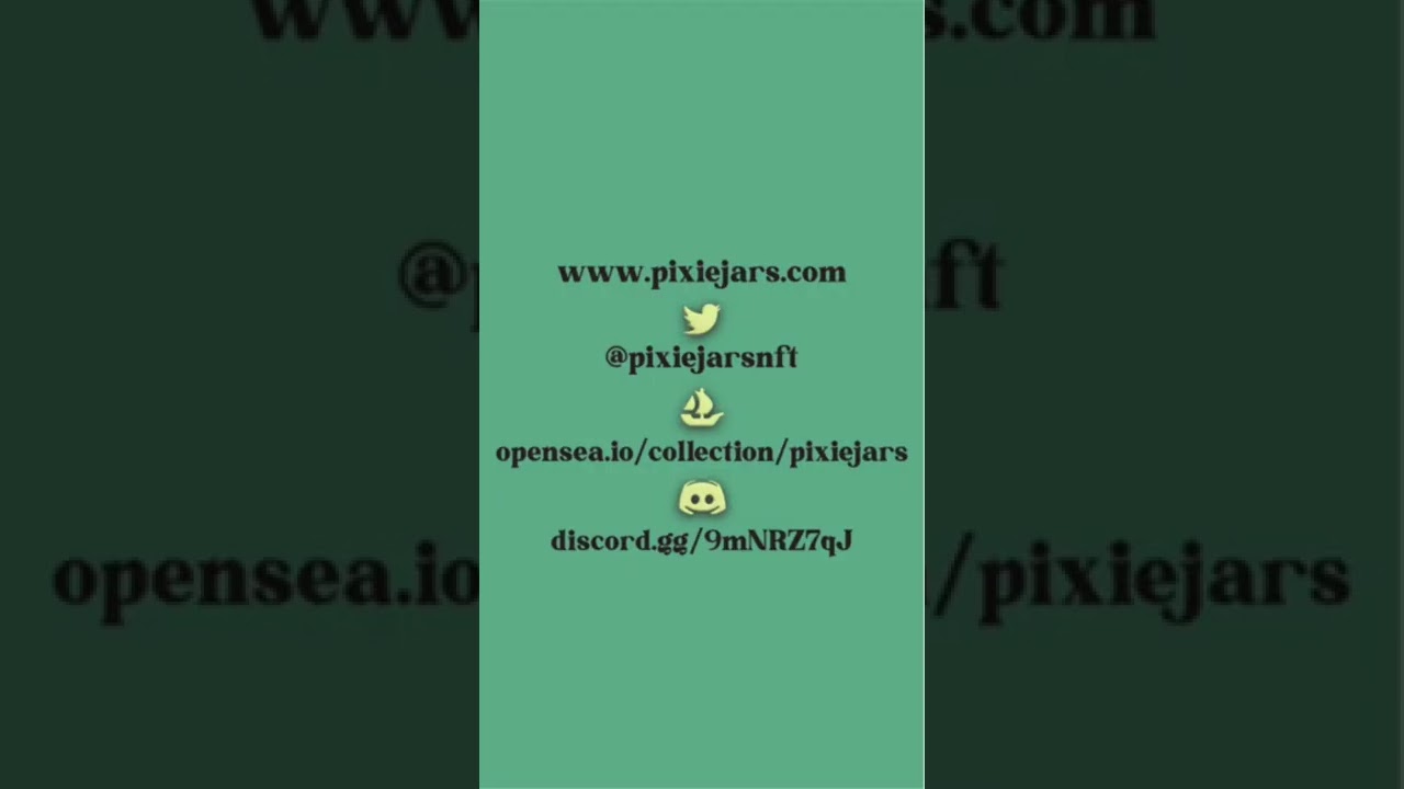 Pixie Jars NFT's *MINTING NOW*