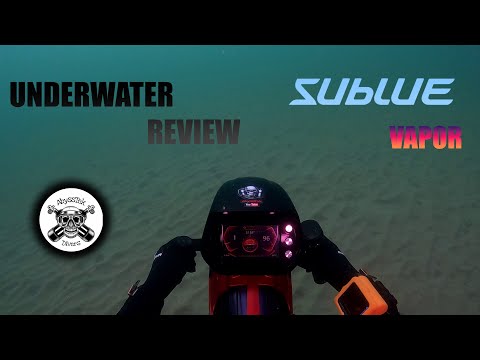 SUBLUE VAPOR SCOOTER -UNDERWATER REVIEW-