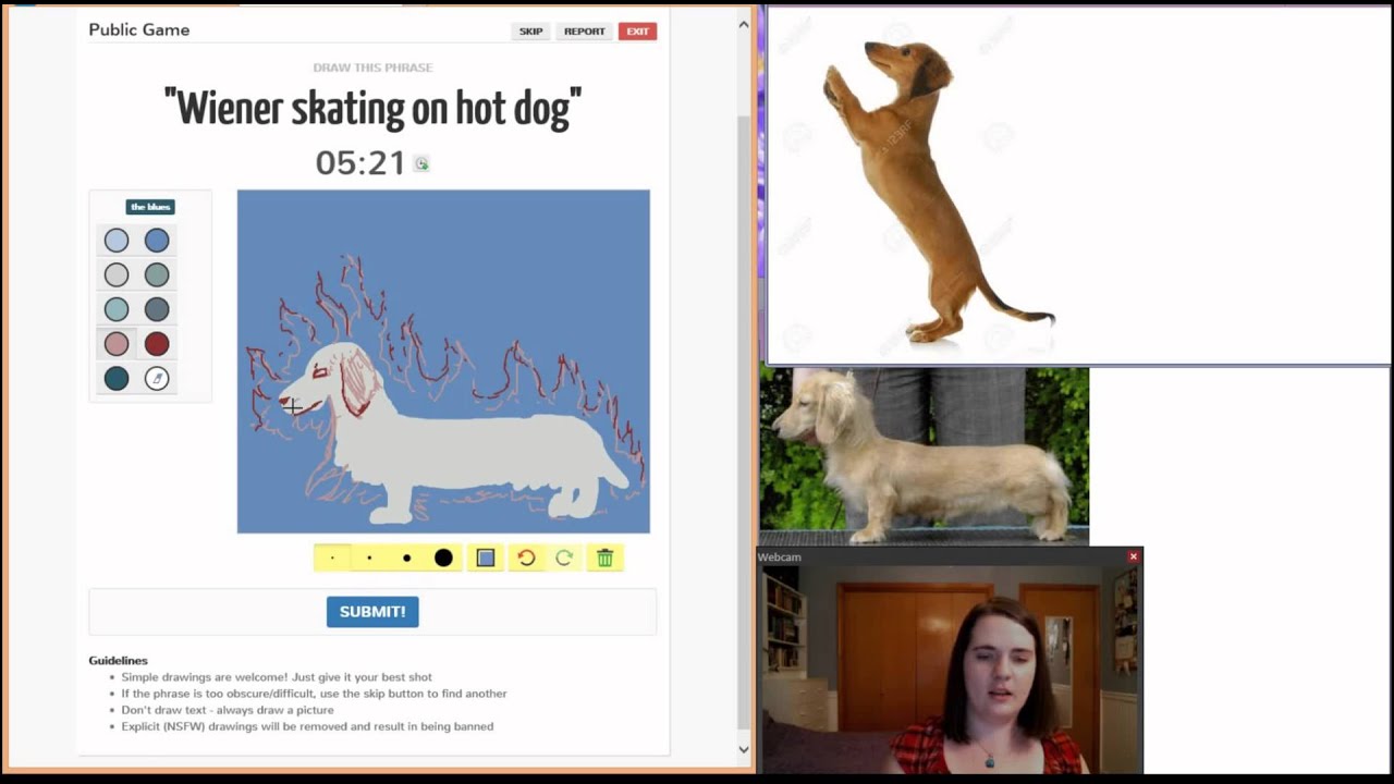 Drawception Episode 101A - Satanic Wiener Dog