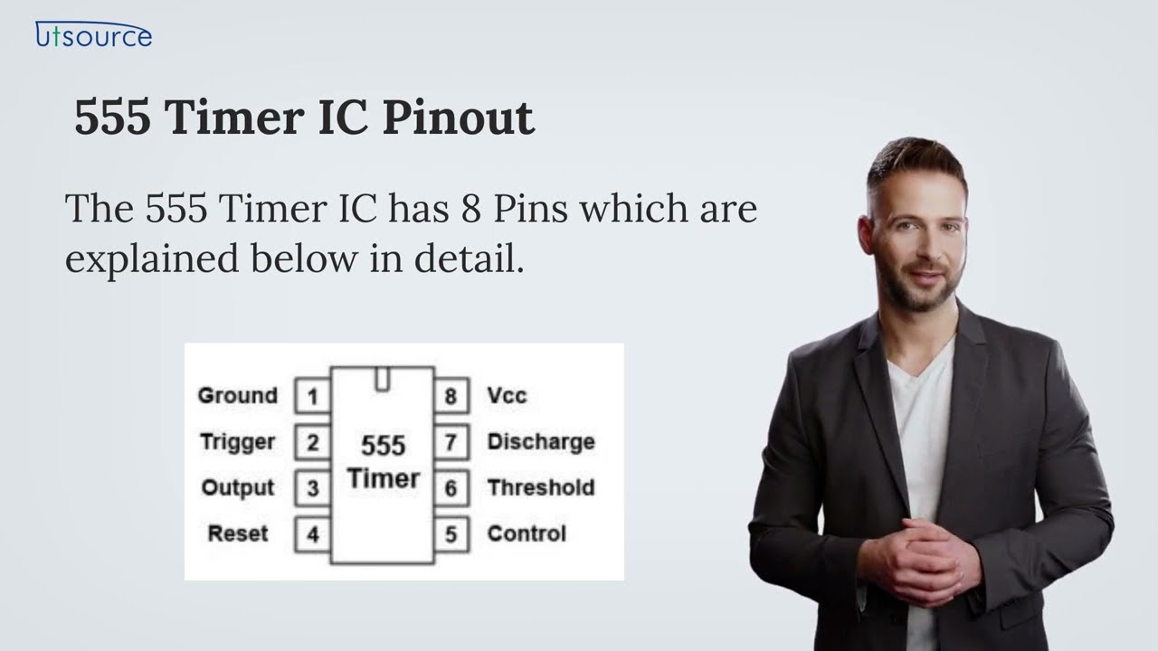 555 Timer IC Pinout