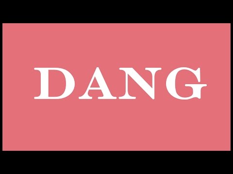 Dang Word Meaning With Example