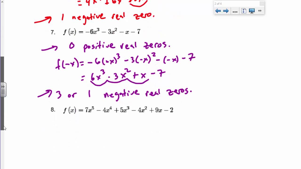 Polynomials Test Review