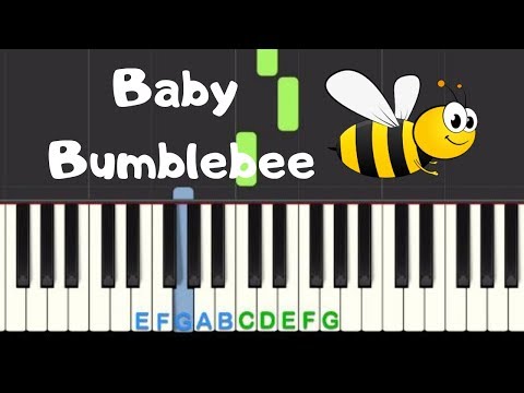 Baby Bumblebee: Easy Piano Tutorial with free sheet music