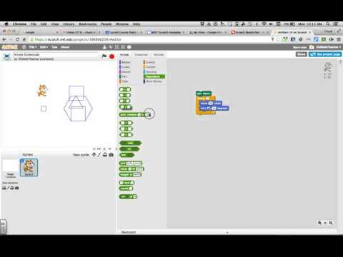 Using Scratch to Teach Mathematics Arrays