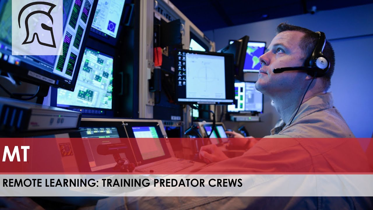 Remote learning: training Predator crews