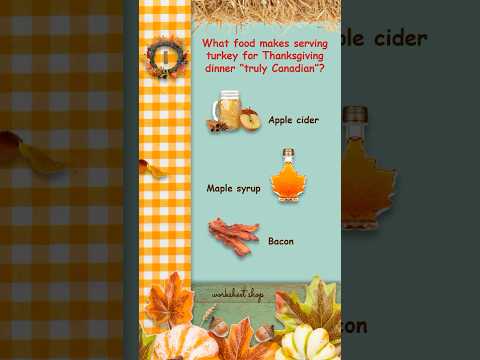 🦃🥧Play Thanksgiving Quiz | Trivia Questions and Answers 🍁