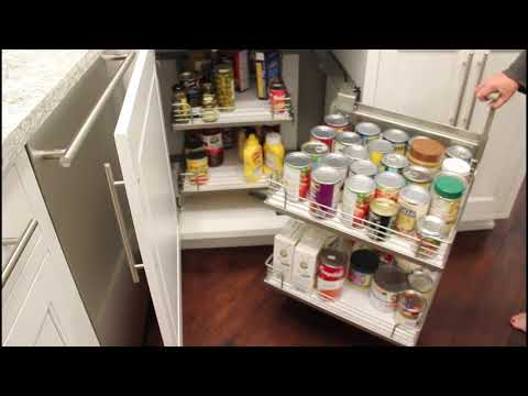 Corner Cabinet Storage Solution