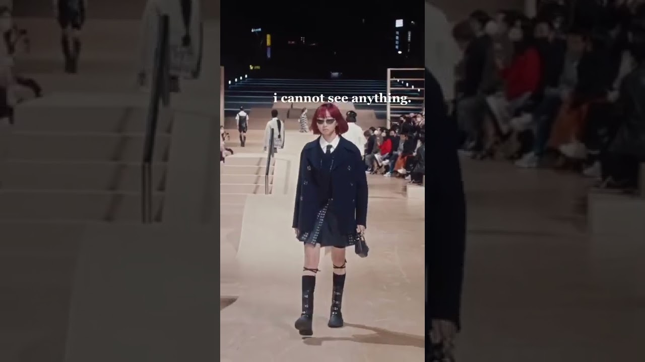 my thoughts while i was walking for the Dior Runway