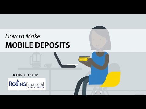 How to Make Mobile Deposits: Robins Financial Credit Union