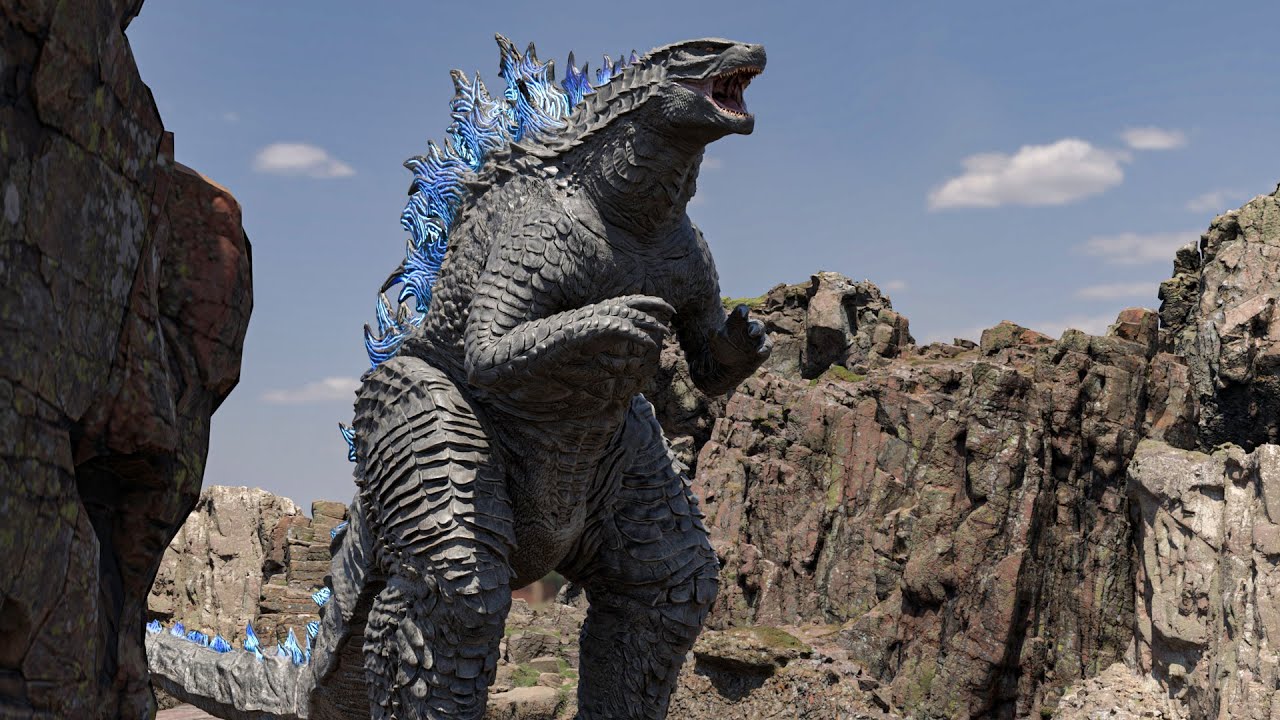 Godzilla 2021 - Animation Test/ Roar  4K