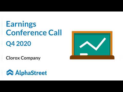 CLX Stock | Clorox Company Q4 2020 Earnings Call