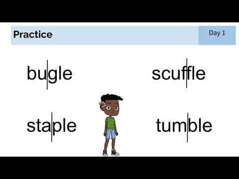 AI Consonant le Syllables Day 1