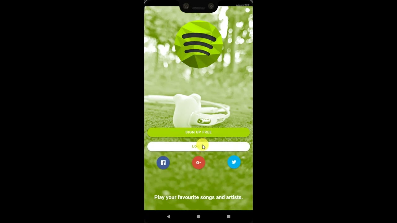 Spotify Ionic 4