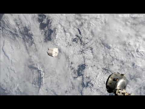 Watch the ISS dump 172 pounds of trash in space: Station receives new ...