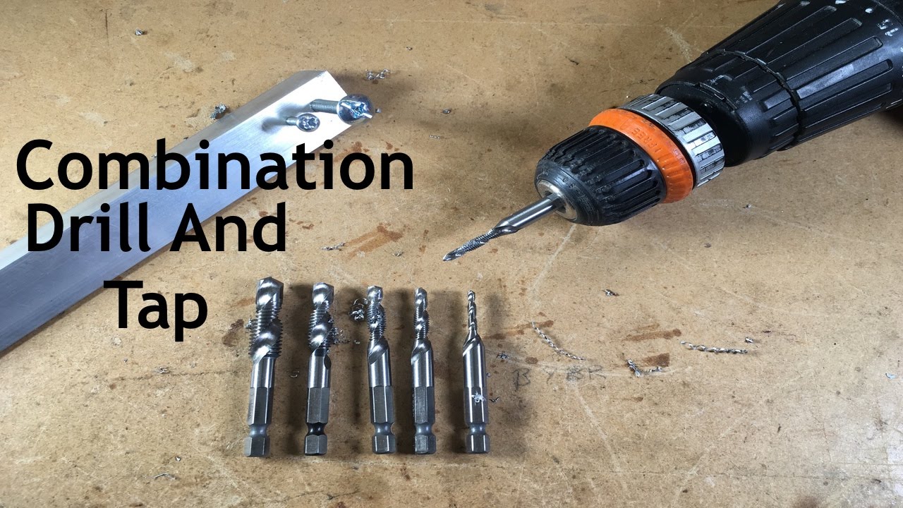 Combination Drill And Tap Countersink Bit Set