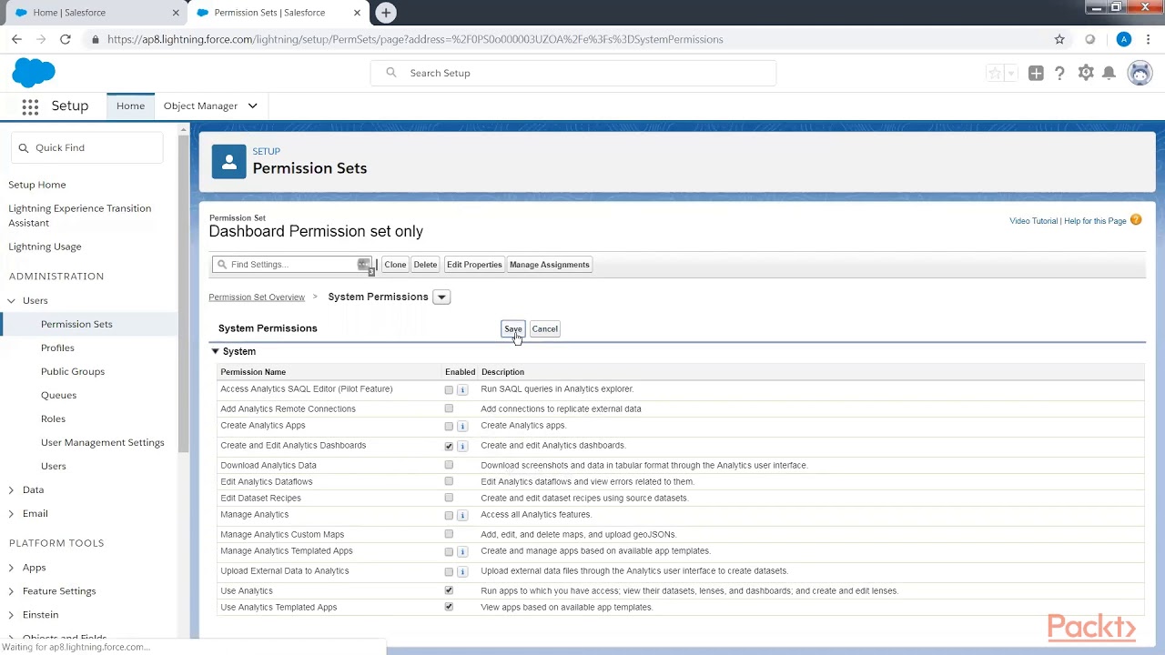 Hands-On Einstein Analytics : Setting Up Einstein Platform | packtpub.com