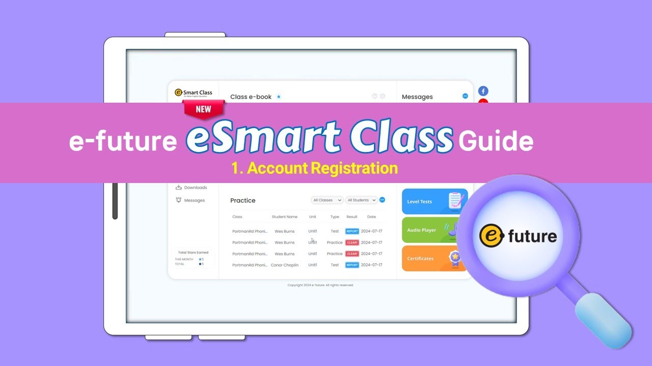 [New eSmart Class Guide] 1. Account Registration