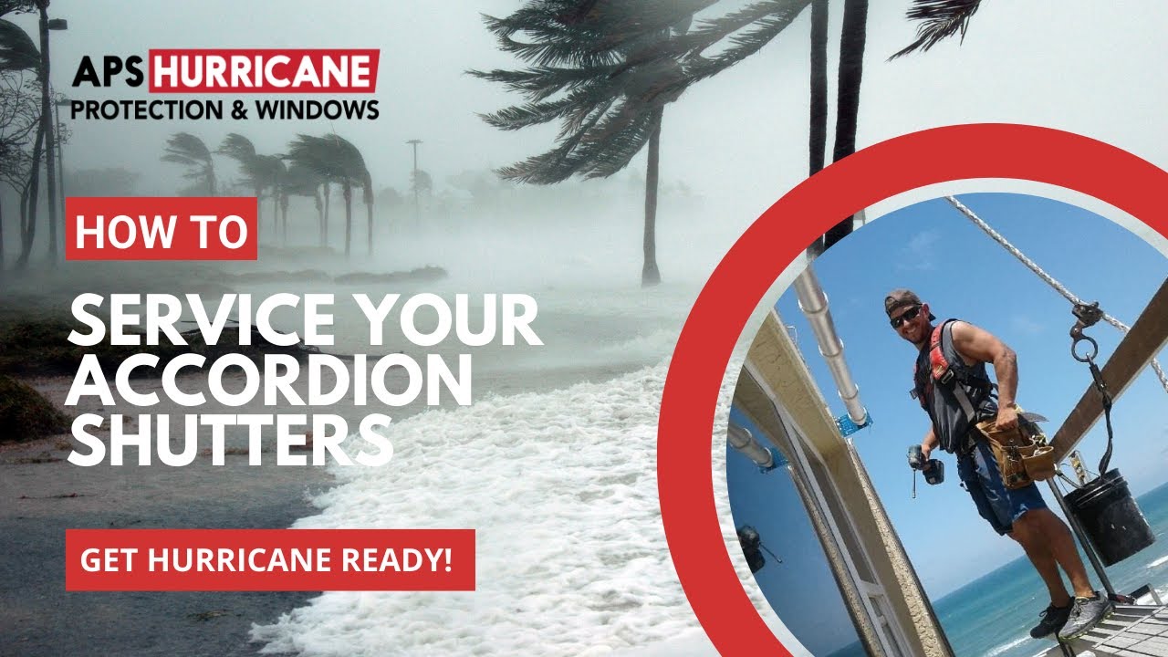 Hurricane Shutter Maintenance and Accordion Shutter Service