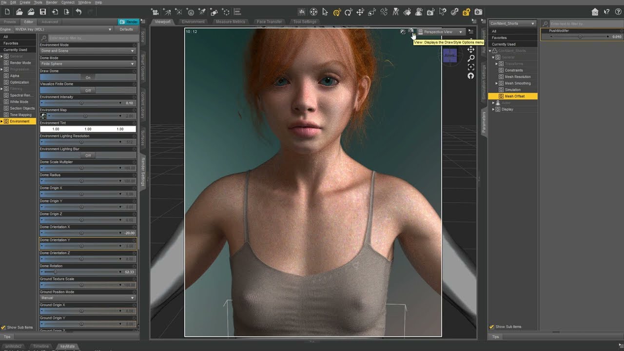 How to apply dforce to clothes in Daz3d