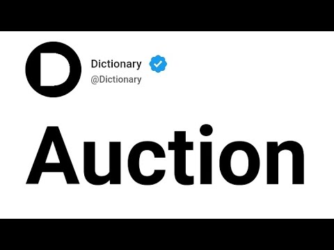 Auction Meaning In English