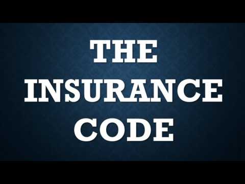 Insurance Code: Chapter I-II