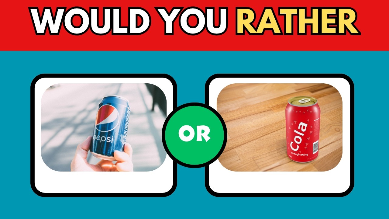 Would You Rather...? Food Edition🍔🍟 Quiz Dino