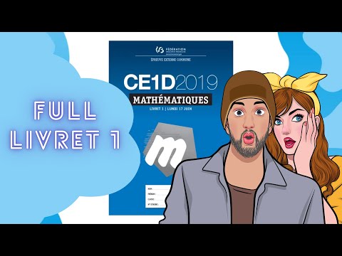 ✨ L'intégrale chapitrée ➡️ Livret 1 #ce1d 2019 Mathématiques - questions 1 à 22