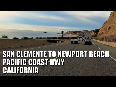🚗🏖 PACIFIC COAST HWY, SAN CLEMENTE to NEWPORT BEACH, CALIF| 4K DRIVE 2021