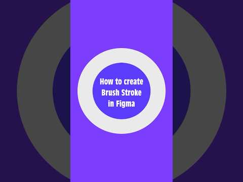 How to create brush stroke in #figma #shorts #uiuxshorts