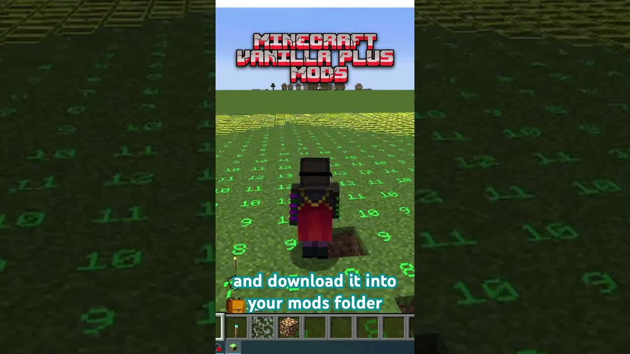 Minecraft Mods Vanilla Plus - How to see light levels dynamically using MiniHUD #minecraftmods