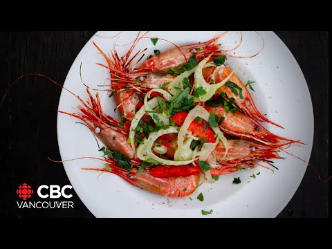 Spot prawn tips and tacos