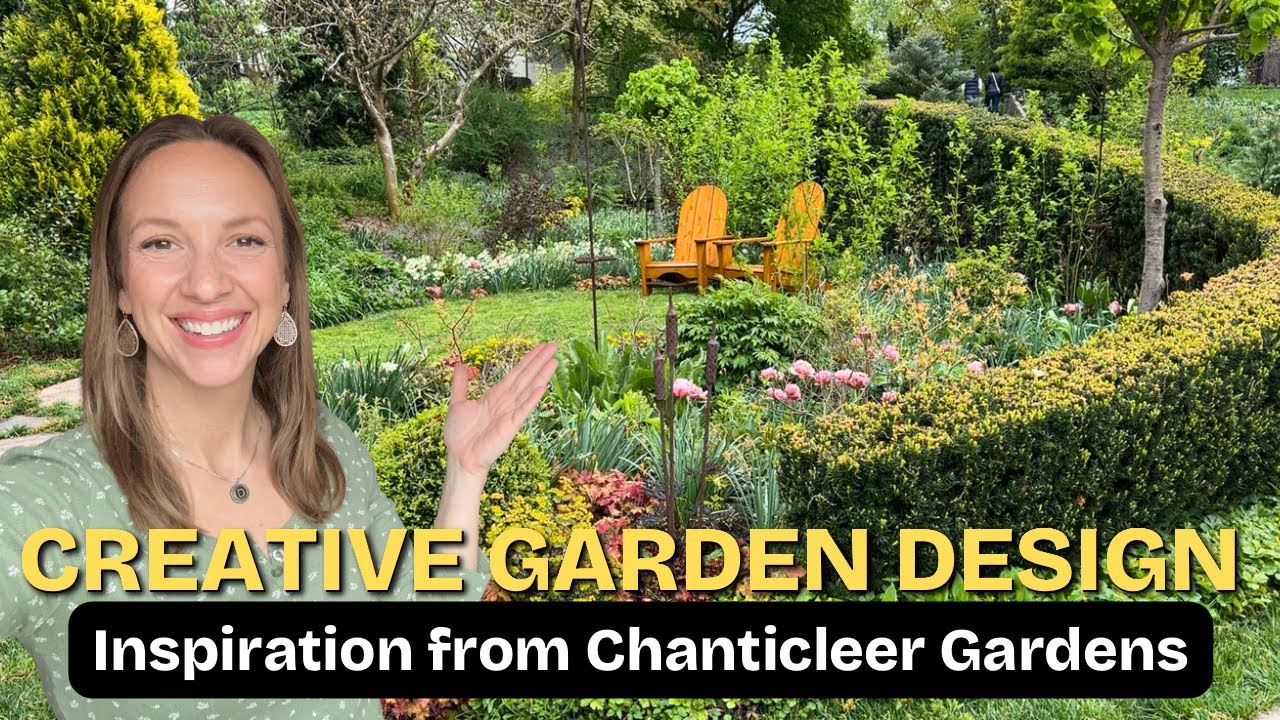 Creative Garden Design Ideas Around Every Corner! Chanticleer Garden Tour 🌸