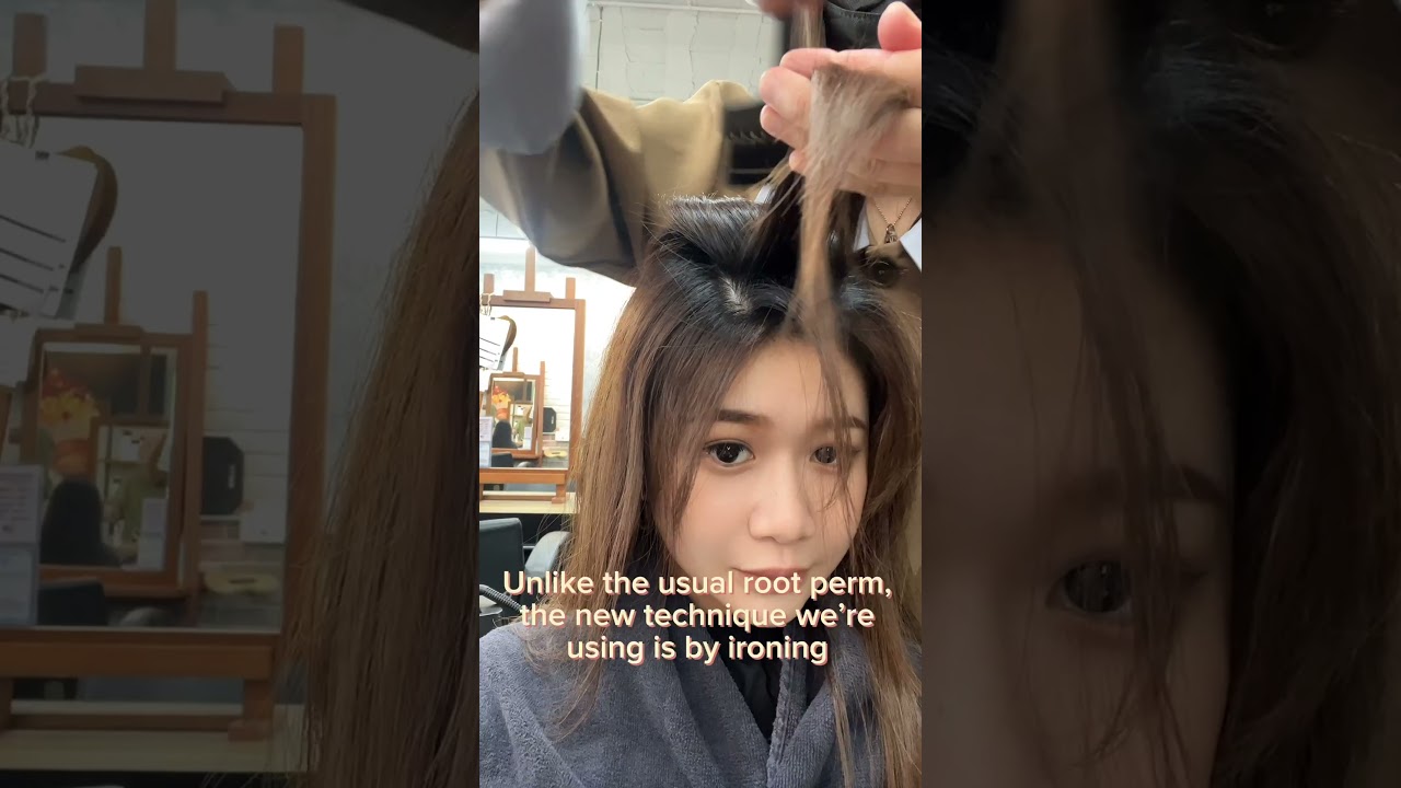 Root Perm for more volume hair