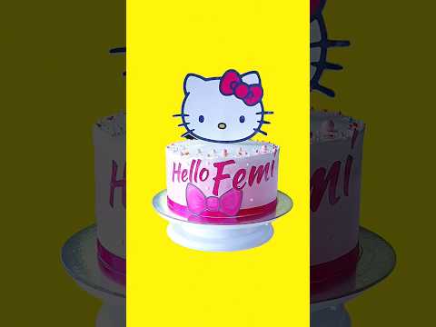 hello kitty cake #hellokitty #cake #cakedecorating #cakeideas #ytshorts