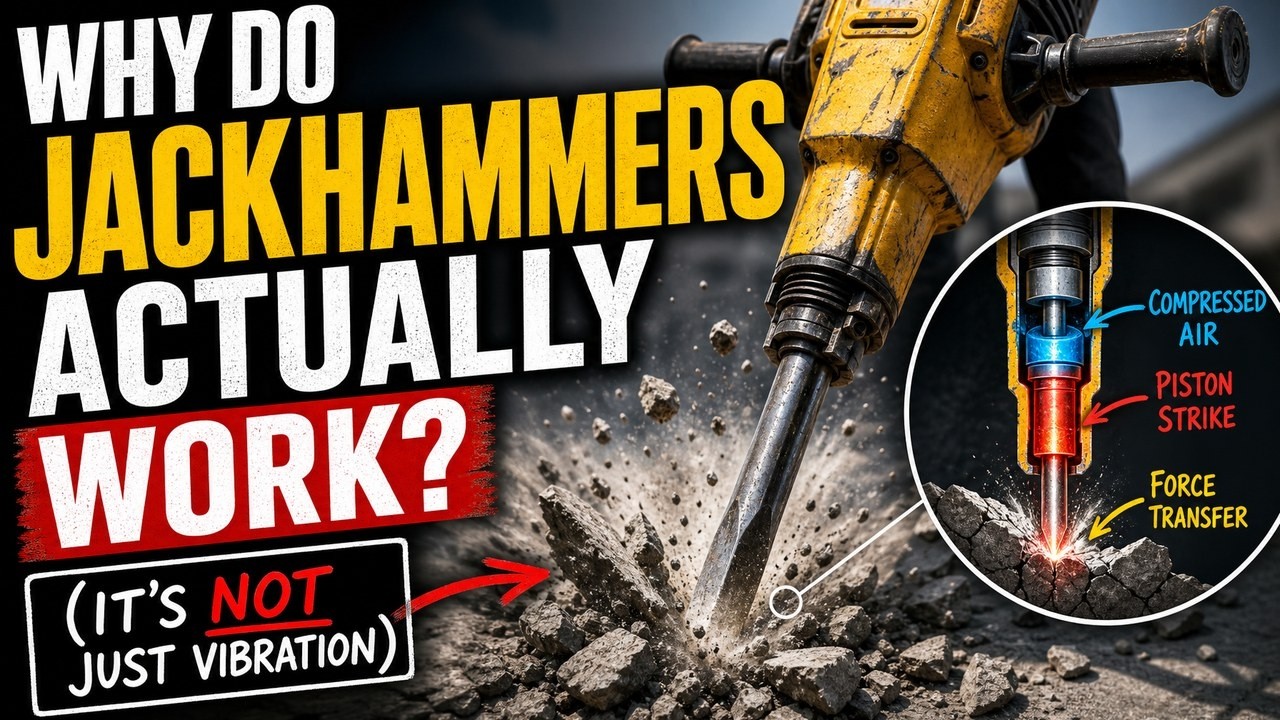 Why Do Jackhammers Actually Work? (It's NOT Just Vibration)