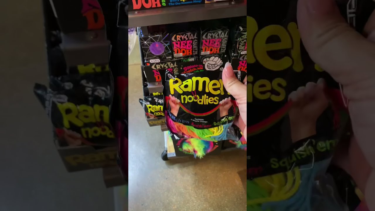 Nee Doh Ramen Noodles *FIDGET TOY Shopping at Spencer’s* #shorts