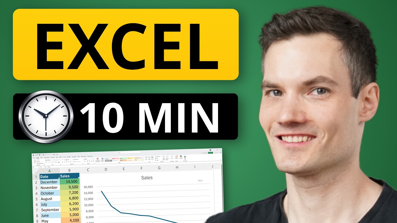 How to Use Excel for Beginners in 10 Minutes