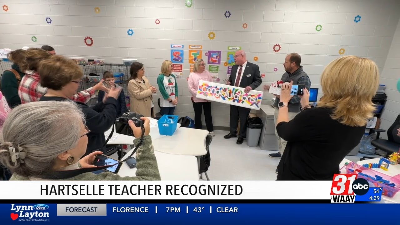 Hartselle teacher recognized as 'Super Star Teacher'