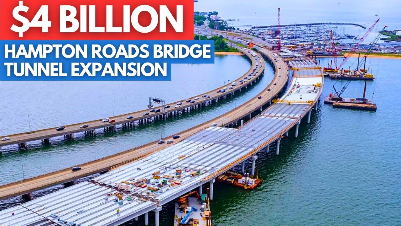 Inside Virginia's $4 BILLION Underwater Highway Rebuild: Hampton Roads Bridge Tunnel