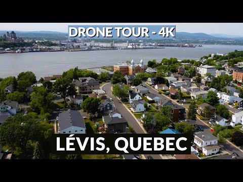 ⚜️ Discover Lévis, Quebec in 4K | DJI Mini 2 Aerial Expedition 🌆🚁 (Levis)