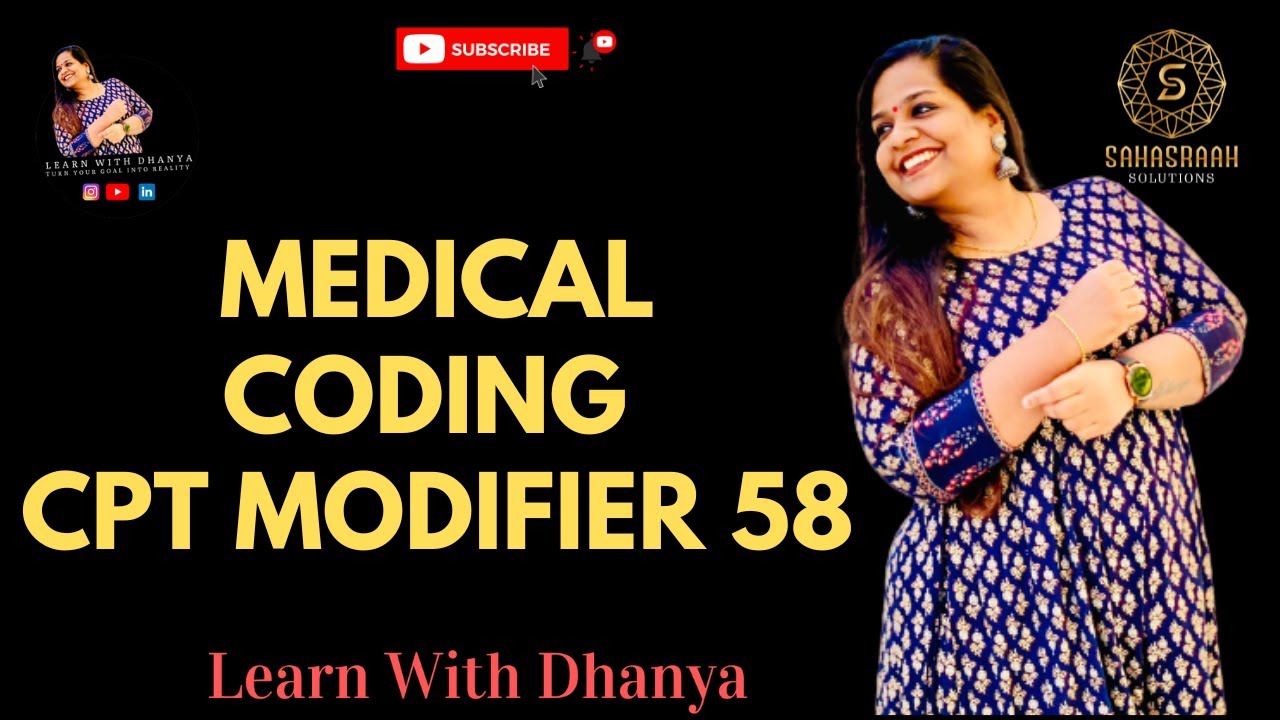 MODIFIER-58 |#learnwithdhanya #medicalcoding #medicalcodingtraining #trending #codinginterviews