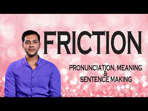 Friction - Meaning & Pronunciation Word World Audio Video Dictionary