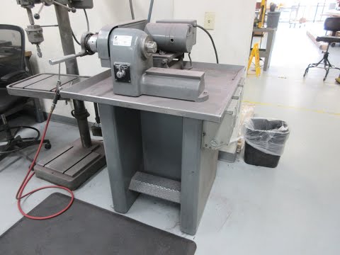 Hardinge HSL-59 Speed Lathe with Lever Collet Closer and Base