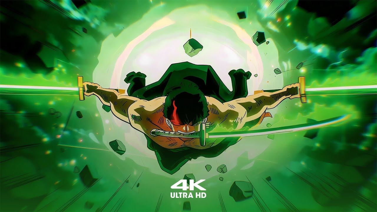 Zoro Epic Power Surge ⚔️ | One Piece 4K Live Wallpaper + Screensaver