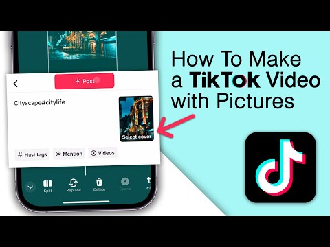How To Make A TikTok Video With Pictures In 2024!