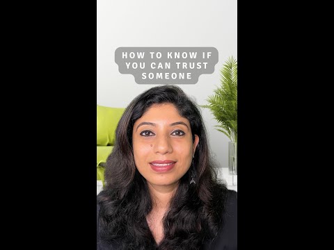 How to trust others?