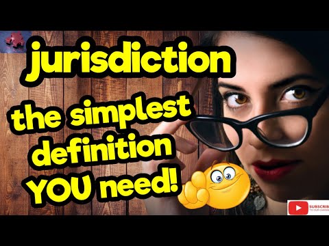 JURISDICTION. The simplest definition YOU need!! #tellsvidetionary™